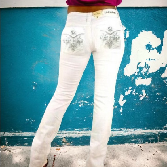 L.A. idol | Jeans | La Idol Rhinestone Bootcut Jeans L34 | Poshmark